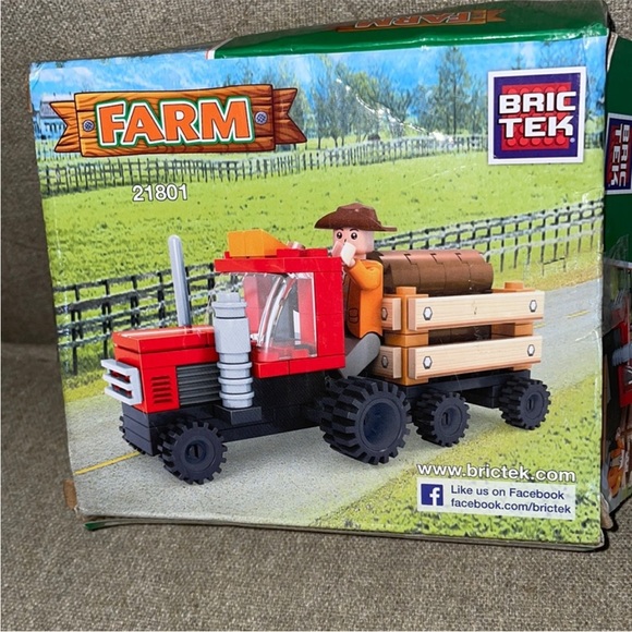 Bric Tek | Toys | Bric Tec Brictec Farm Set Truck Figurine Building ...